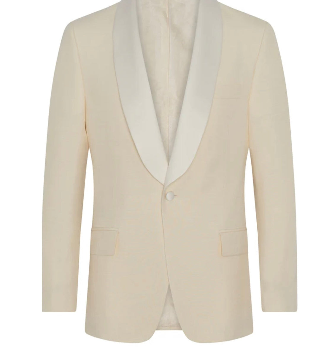 R P IVORY DINNER JACKET / LORO PIANA / WOOL / CASHMERE / CUSTOM BESPOK ...